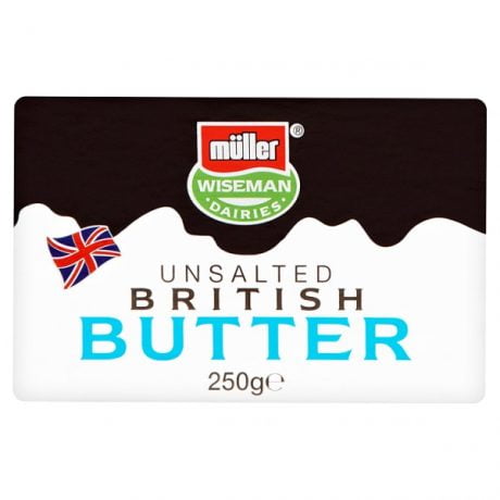 Müller Unsalted British Butter 250g [EACH] - Kirbys Store